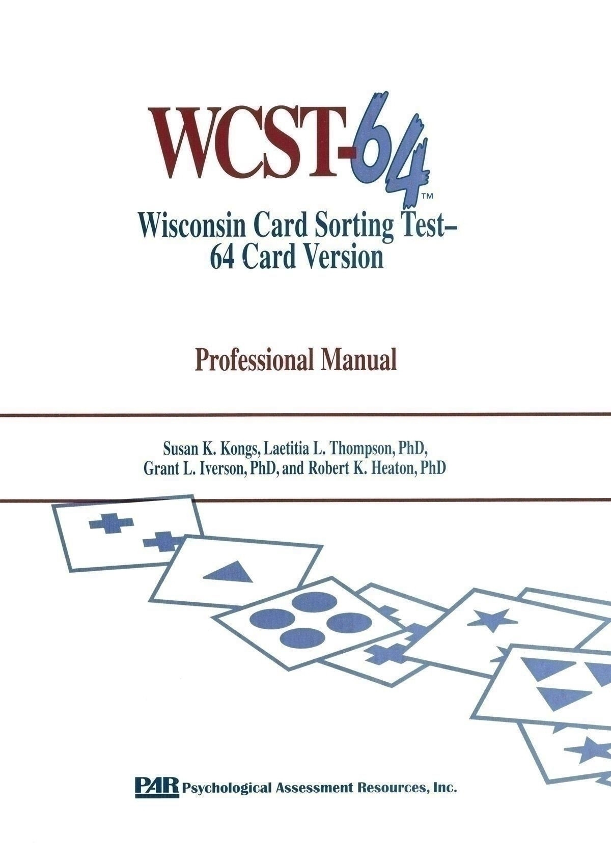 WCST-64™ - The Wisconsin Card Sorting Test® - 64 Card Version ...