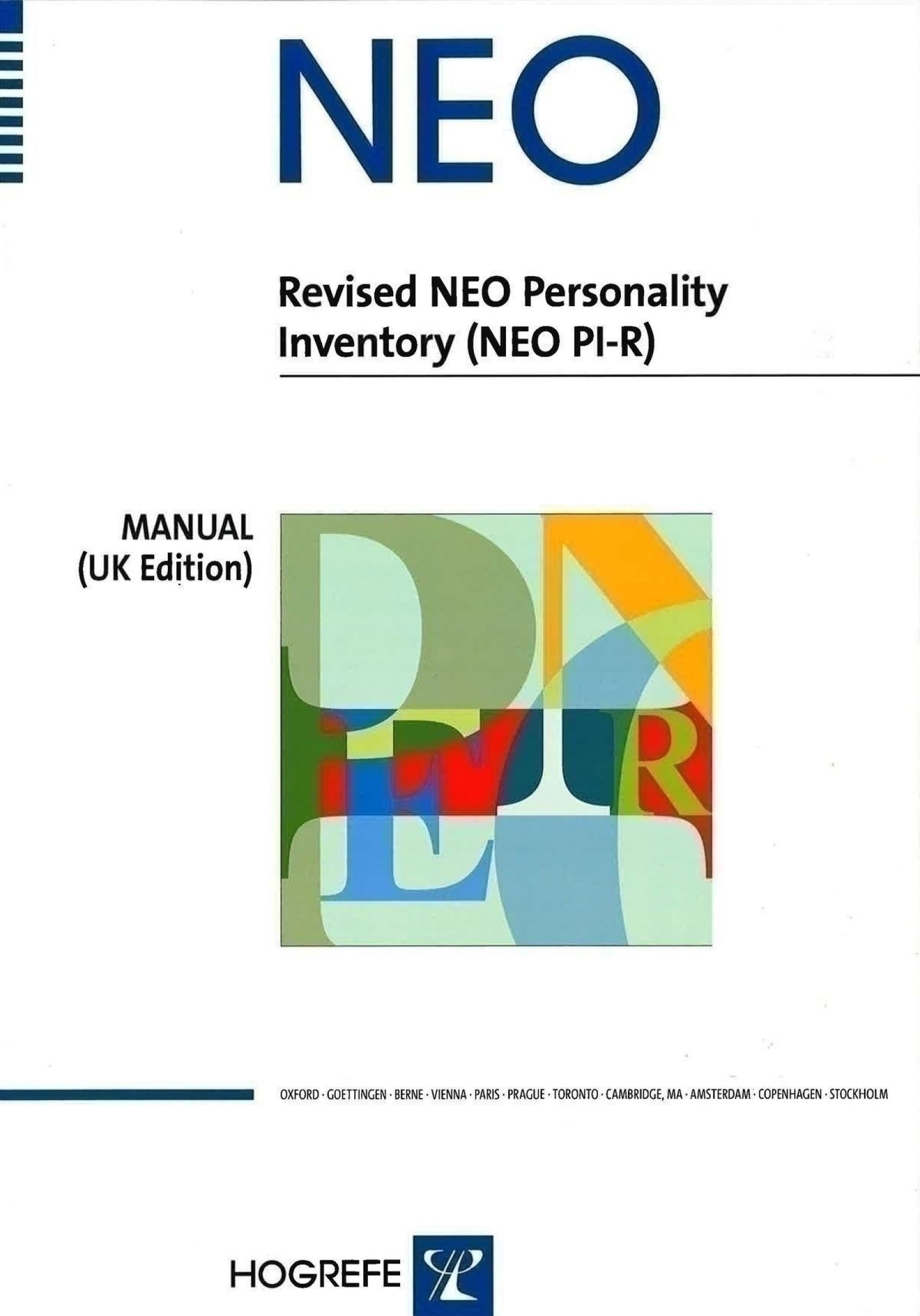 NEO-PI-R UK - NEO Personality Inventory Revised: UK Adaptation ...